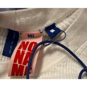 No Name Clothing | Tops | No Name Clothing Brand White Crewneck ...
